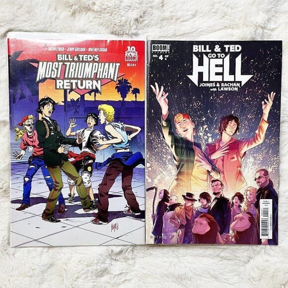 Hot Topic | Accents | 525 Set Of 2 Bill Ted Comics | Poshmark